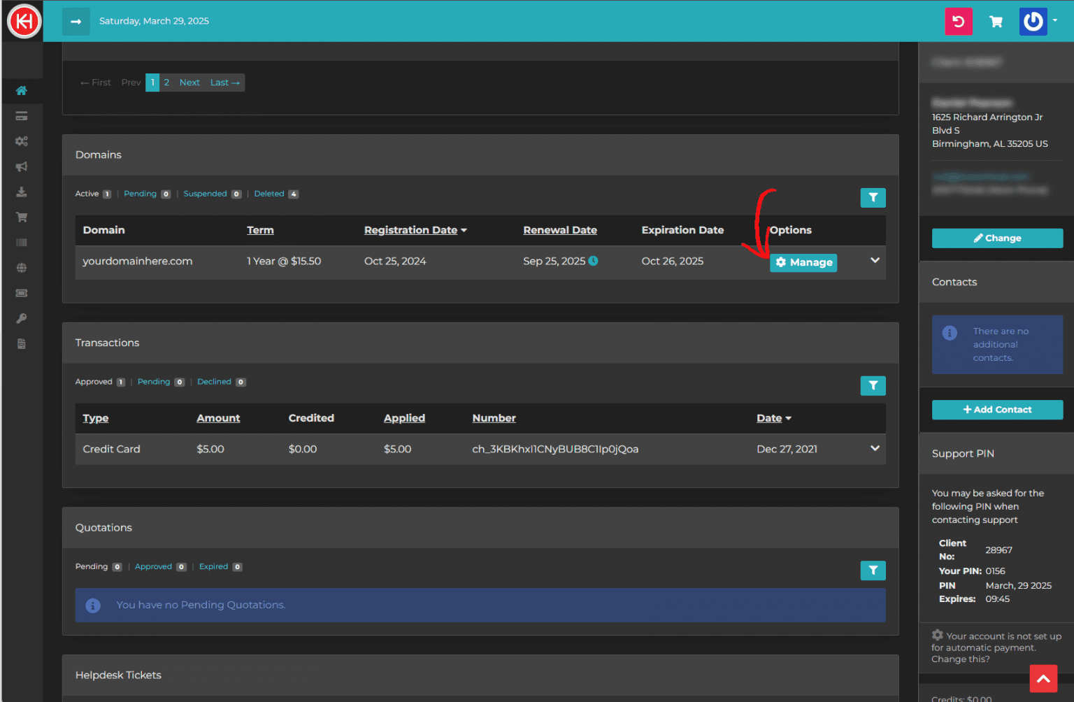 Update Your Whois Information Knownhost