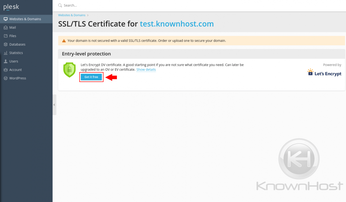 How to issue an SSL Certificate - KnownHost