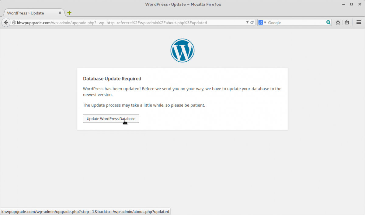 How can I upgrade WordPress? - KnownHost