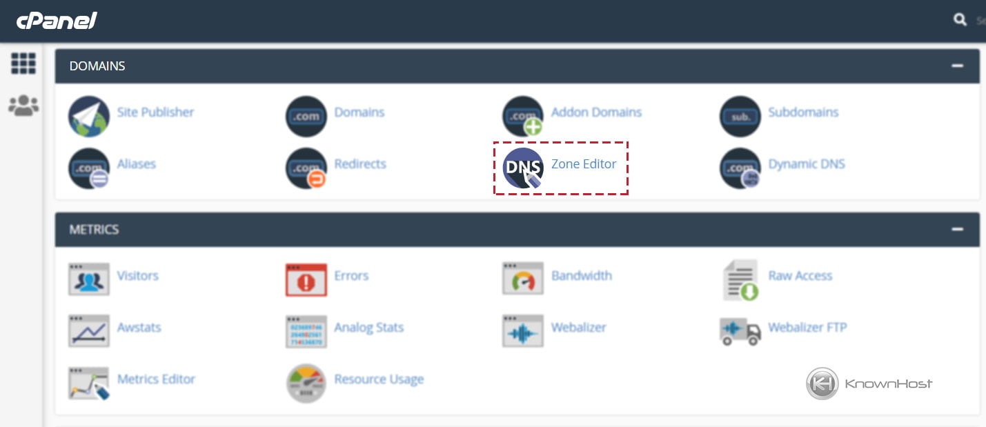 How to add DNS records in cPanel? - KnownHost