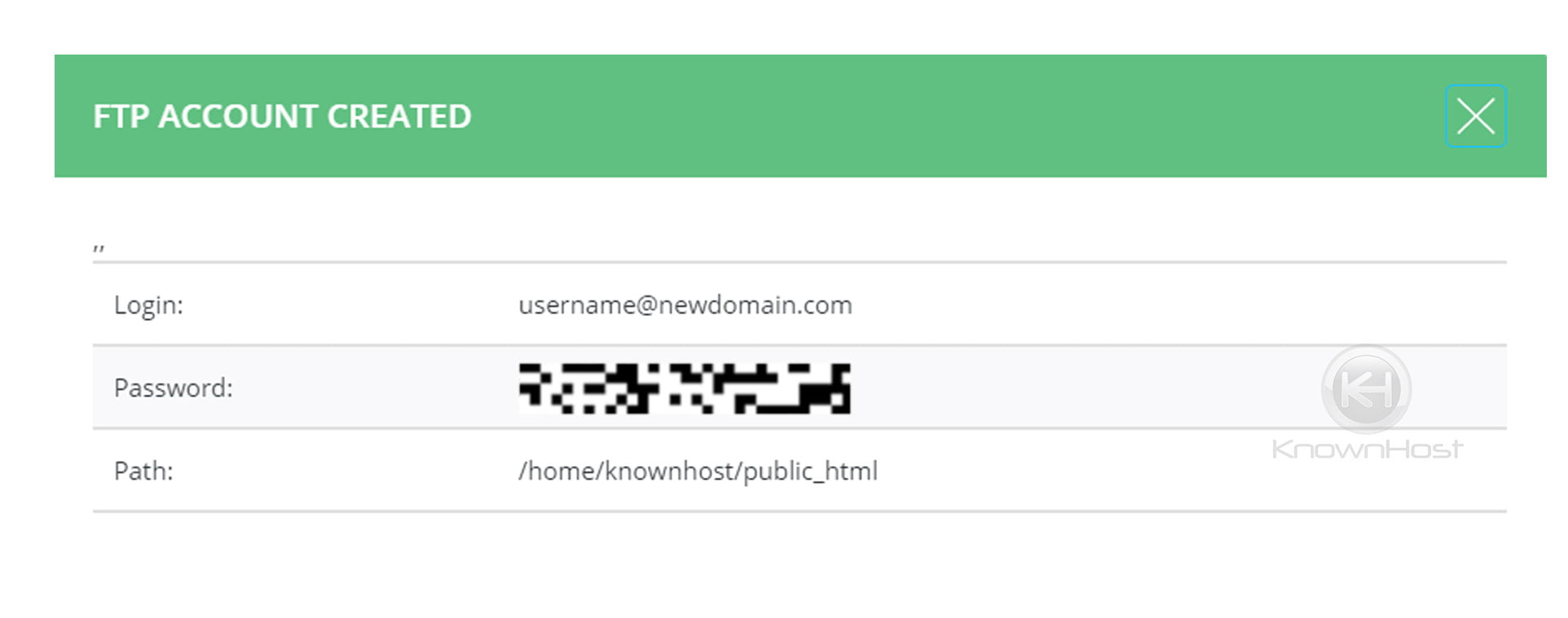 How to create an FTP account in DirectAdmin? - KnownHost