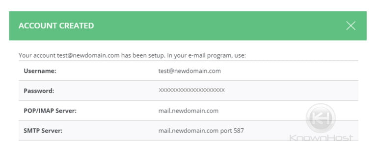 How to Create an Email Account in DirectAdmin? - KnownHost