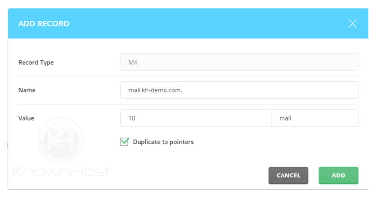 How to change MX Records in DirectAdmin? - KnownHost