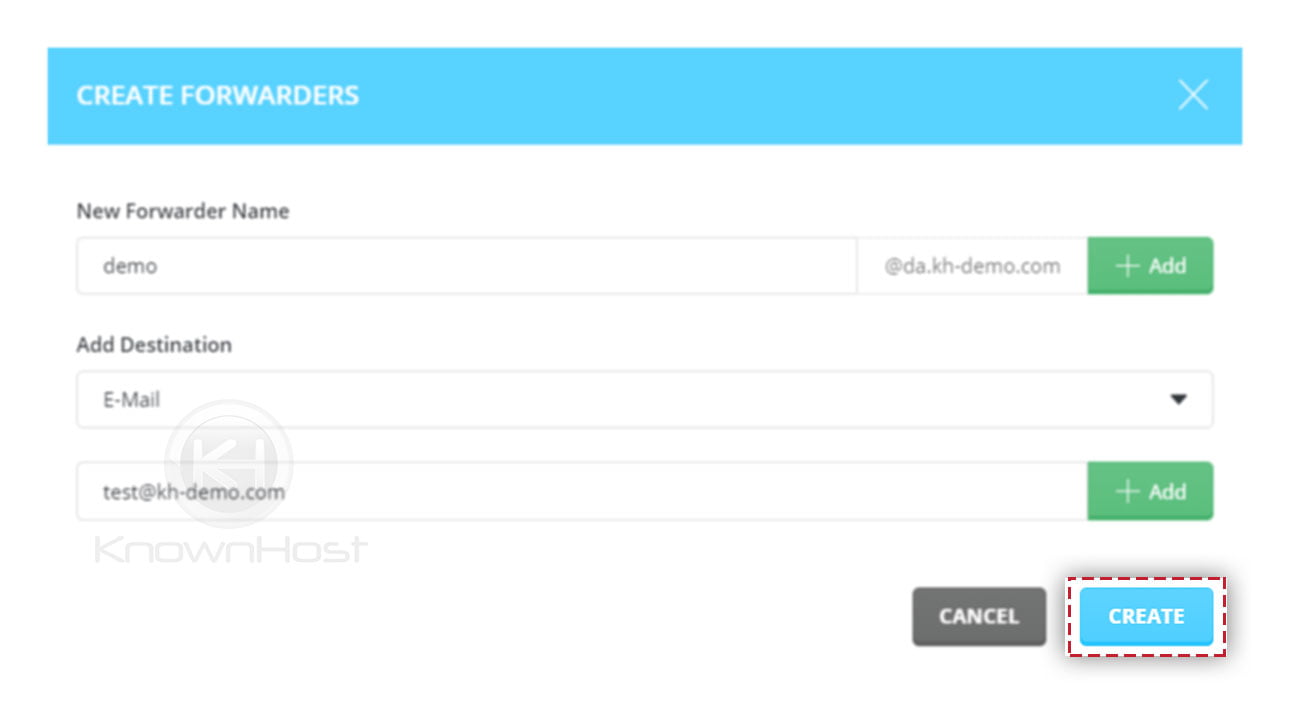 How to create an email forwarder in DirectAdmin? - KnownHost