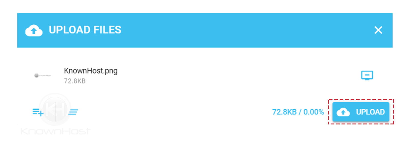 How to upload files in the DirectAdmin? - KnownHost