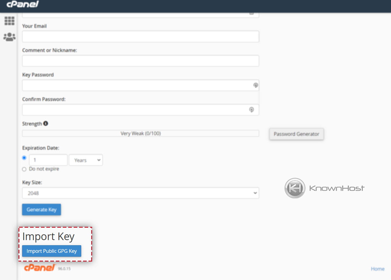 How to Set up Email Encryption in cPanel? - KnownHost