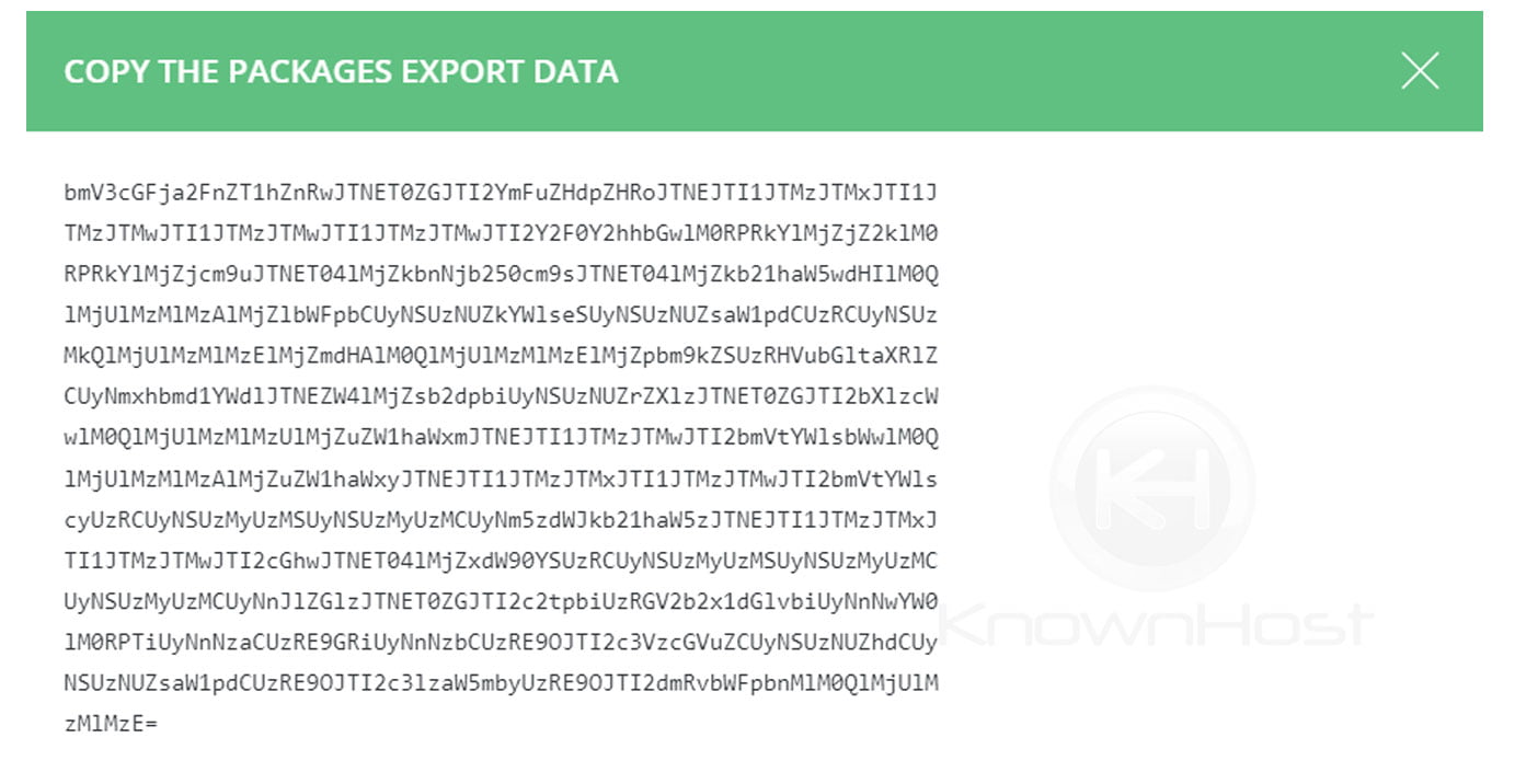 How to manage user packages in DirectAdmin? - KnownHost