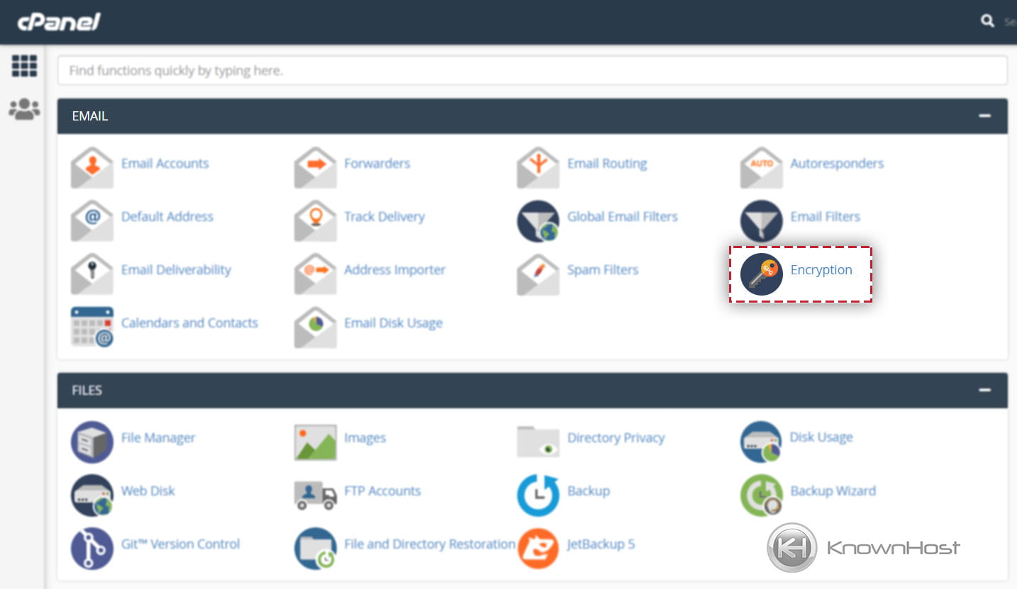 How to Set up Email Encryption in cPanel? - KnownHost
