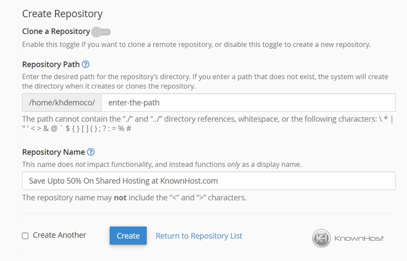 How to use Git version control in cPanel? - KnownHost