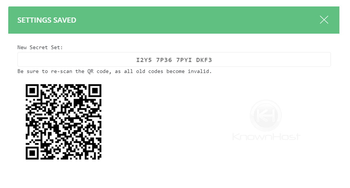How to set up Two Step Authentication in DirectAdmin? - KnownHost