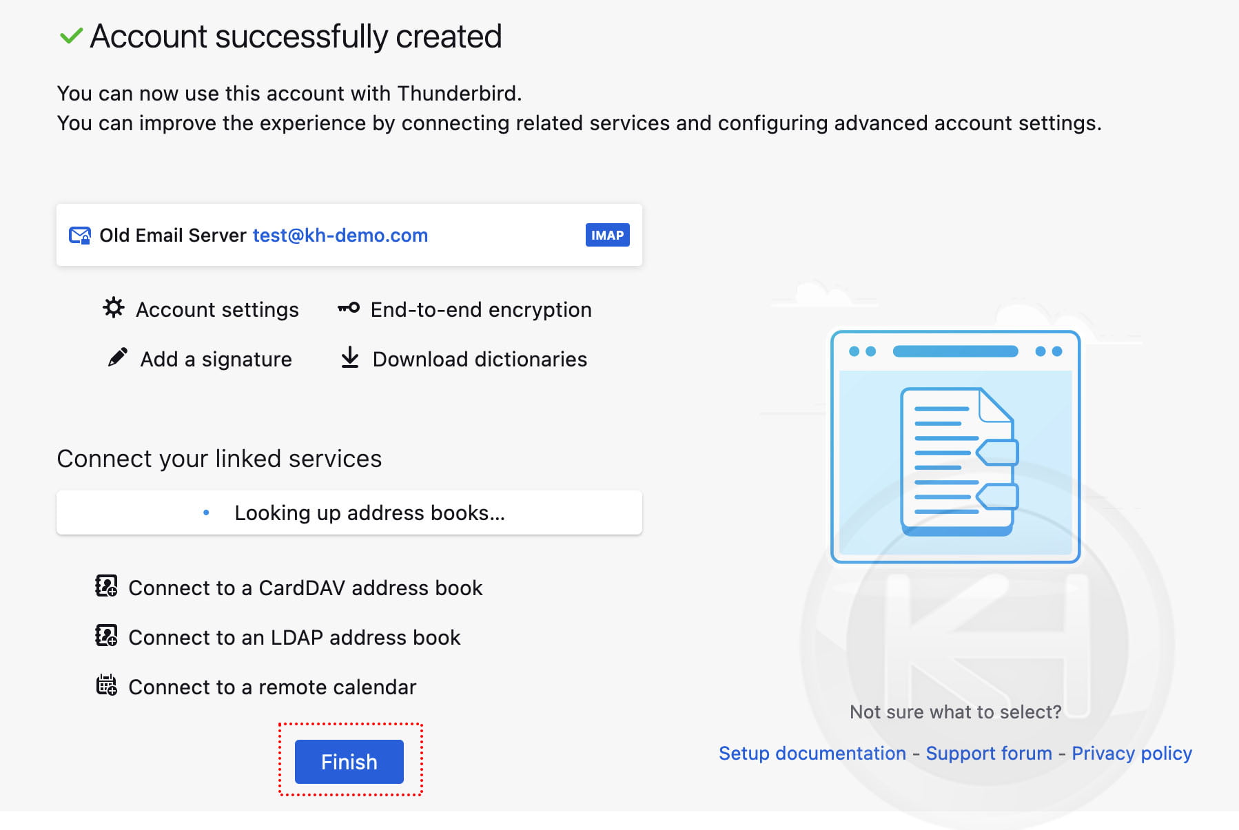 How to set up your email in Mozilla Thunderbird? - KnownHost