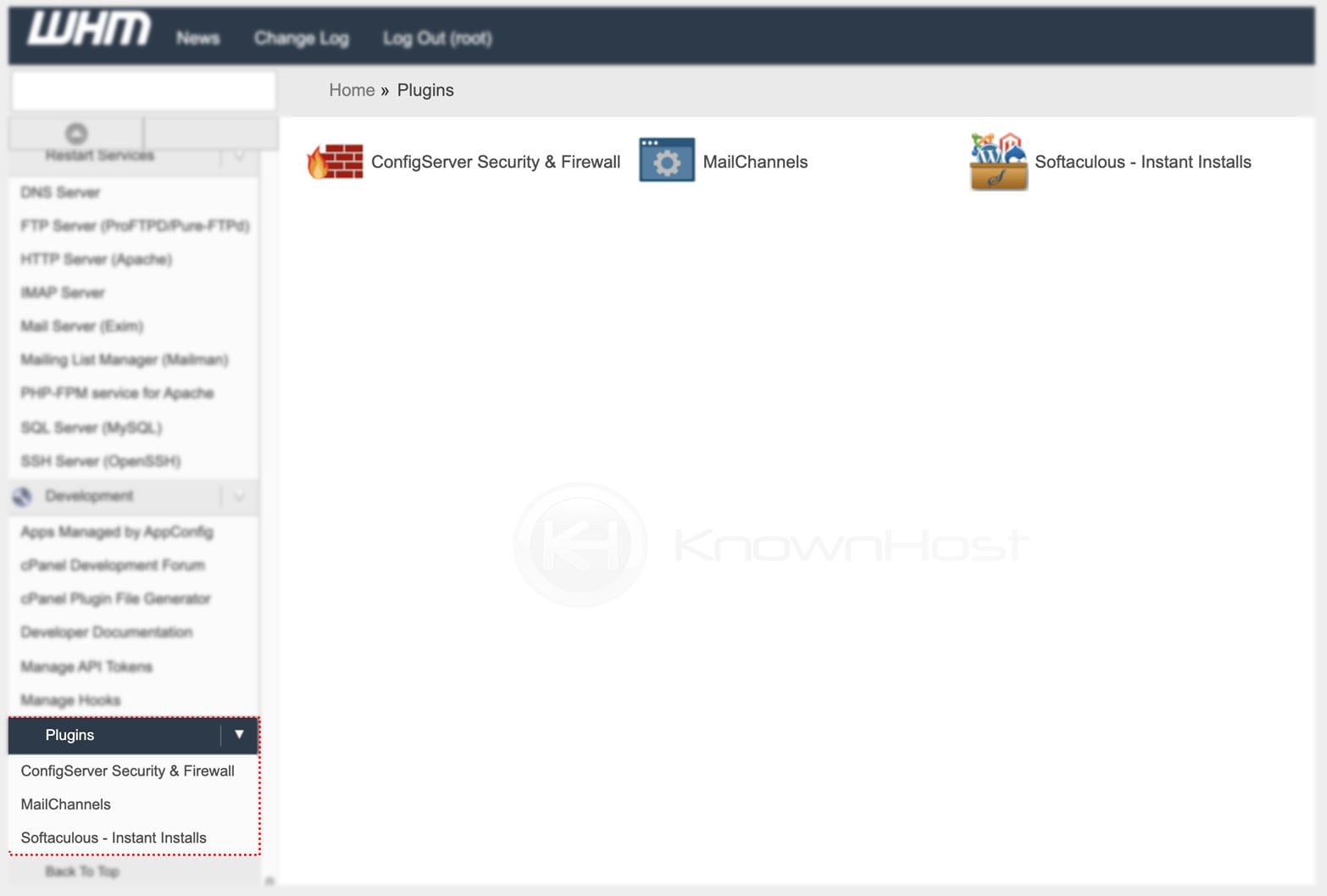 Softaculous - KnownHost