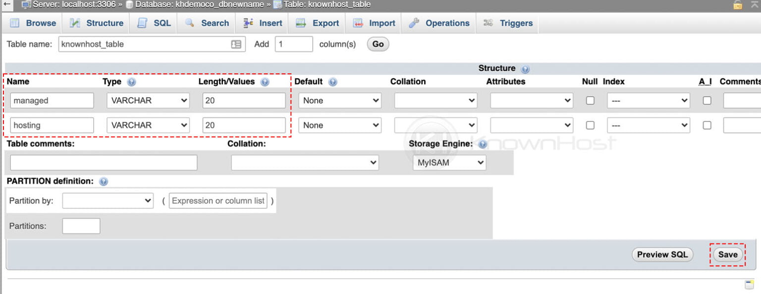 How To Repair Create Database Table Using Phpmyadmin And Check Version Of Mysql