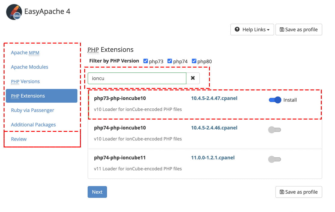 What is EasyApache and how do I use it? - KnownHost
