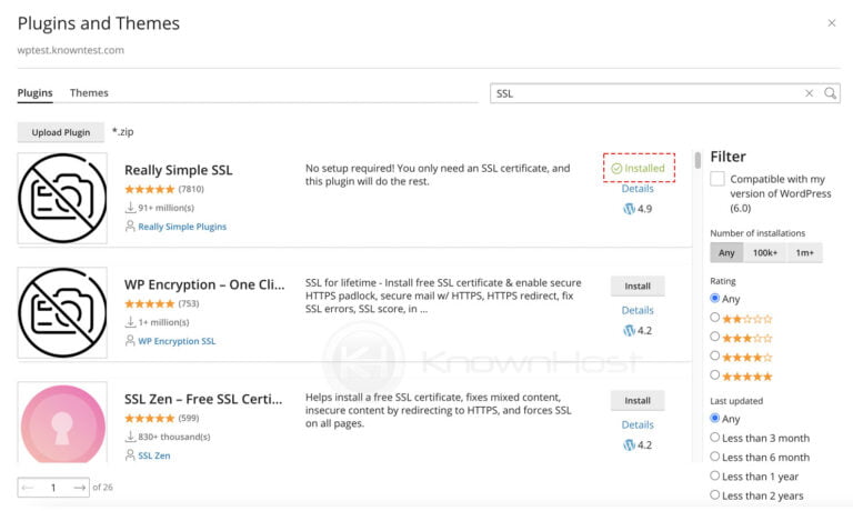 How to install the WordPress plugin using cPanel’s WordPress toolkit? - KnownHost