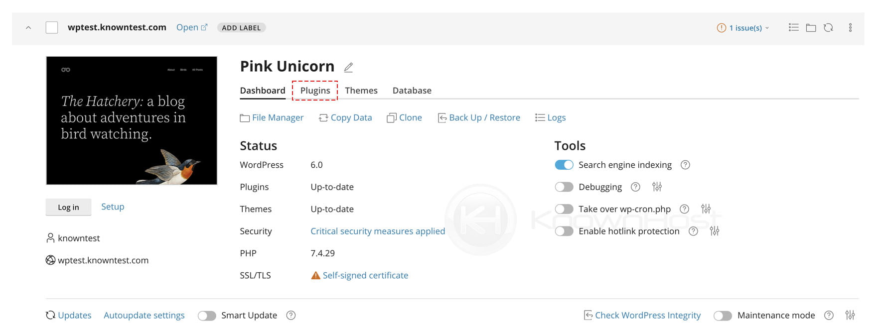 How to install the WordPress plugin using cPanel’s WordPress toolkit? - KnownHost