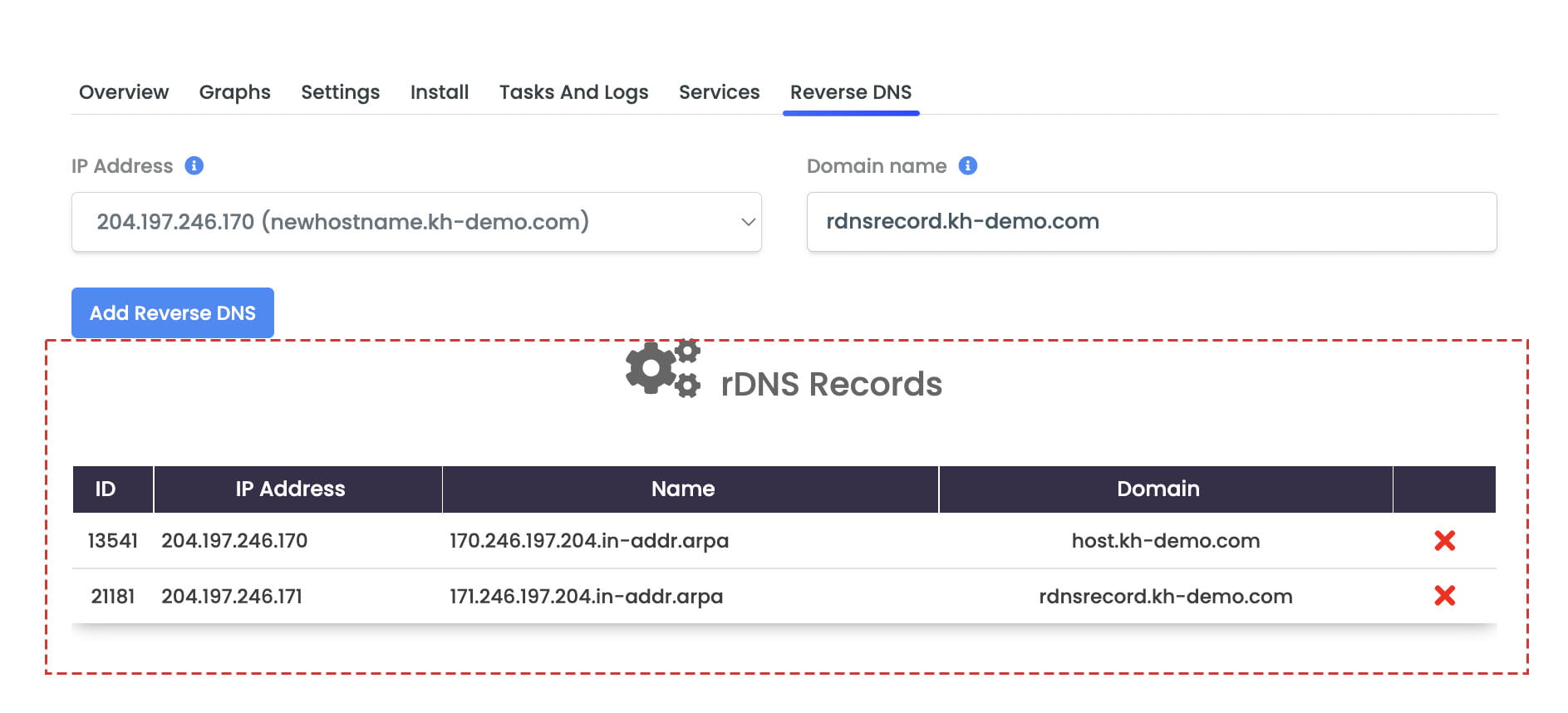 How to configure rDNS for your VPS? - KnownHost