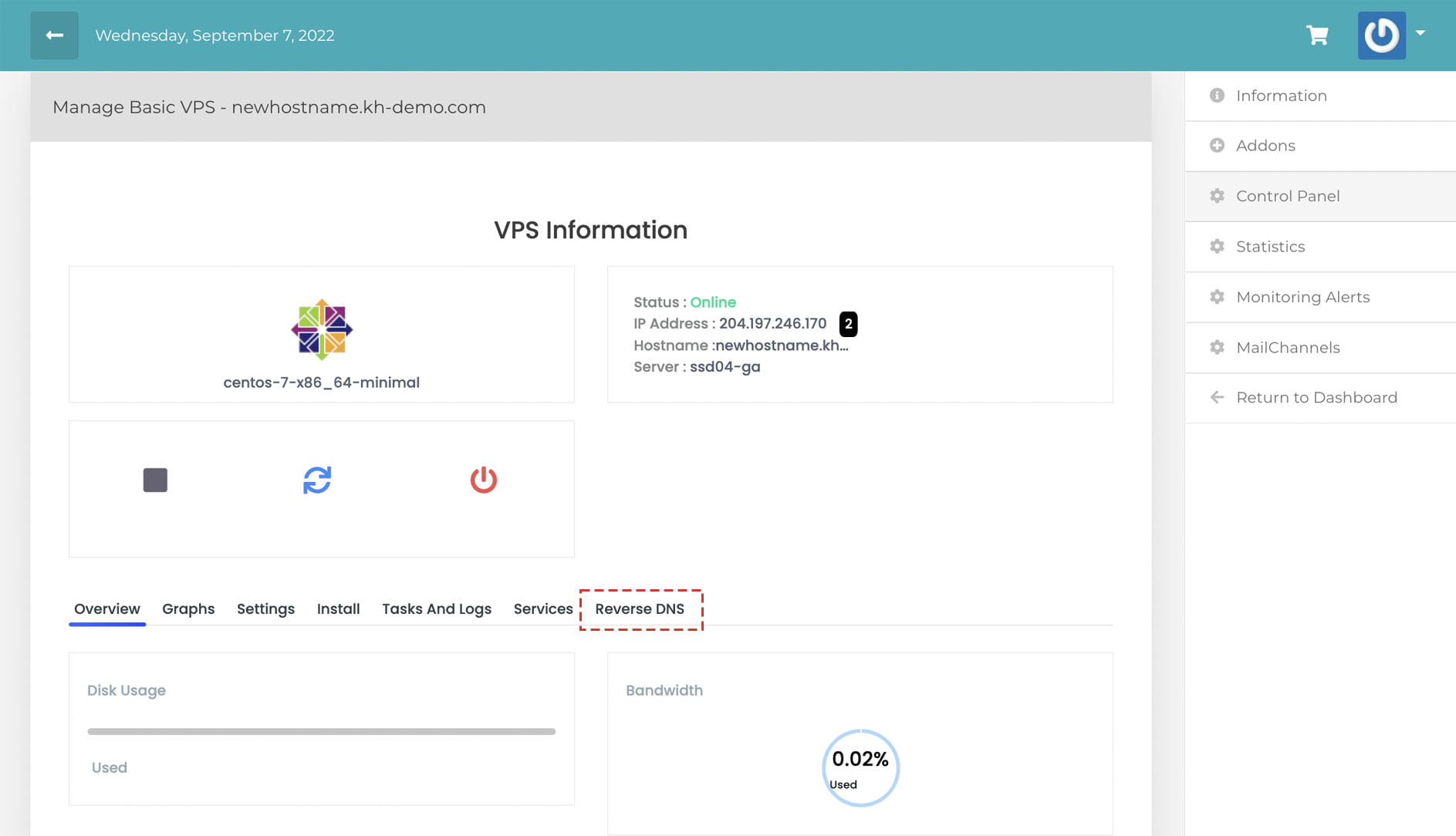 How to configure rDNS for your VPS? - KnownHost